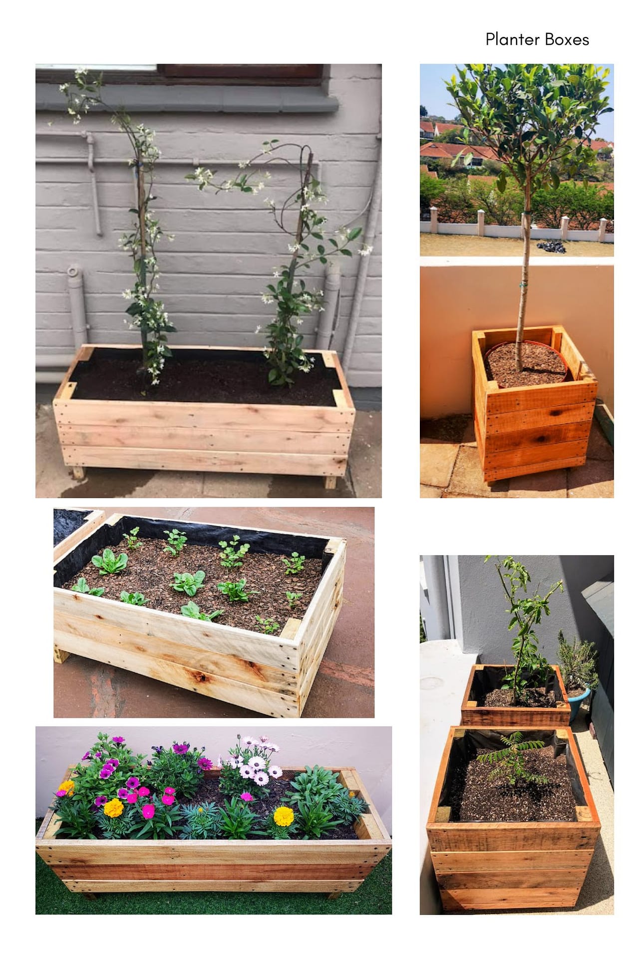 Planter Boxes - Pallet Wood Creations
