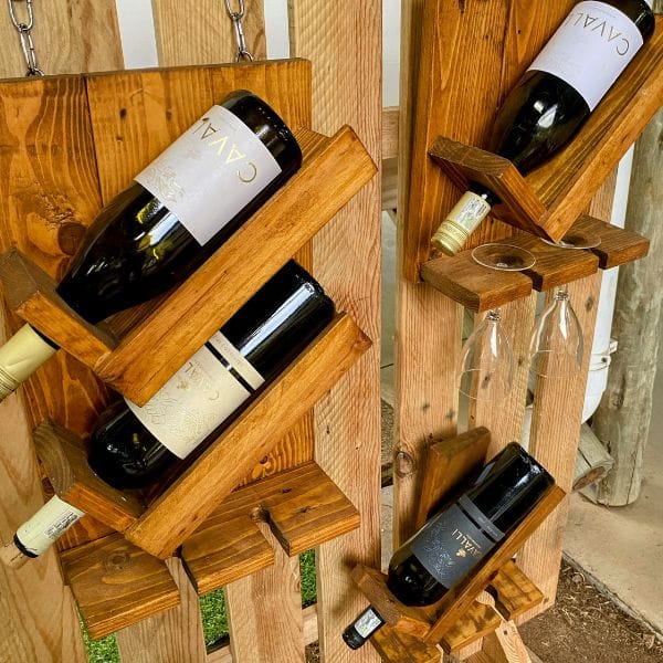 Wine Display Rack - Pallet Wood Creations